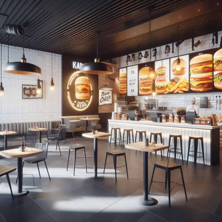 Best 8 Fast Food Restaurant Interior Design ideas